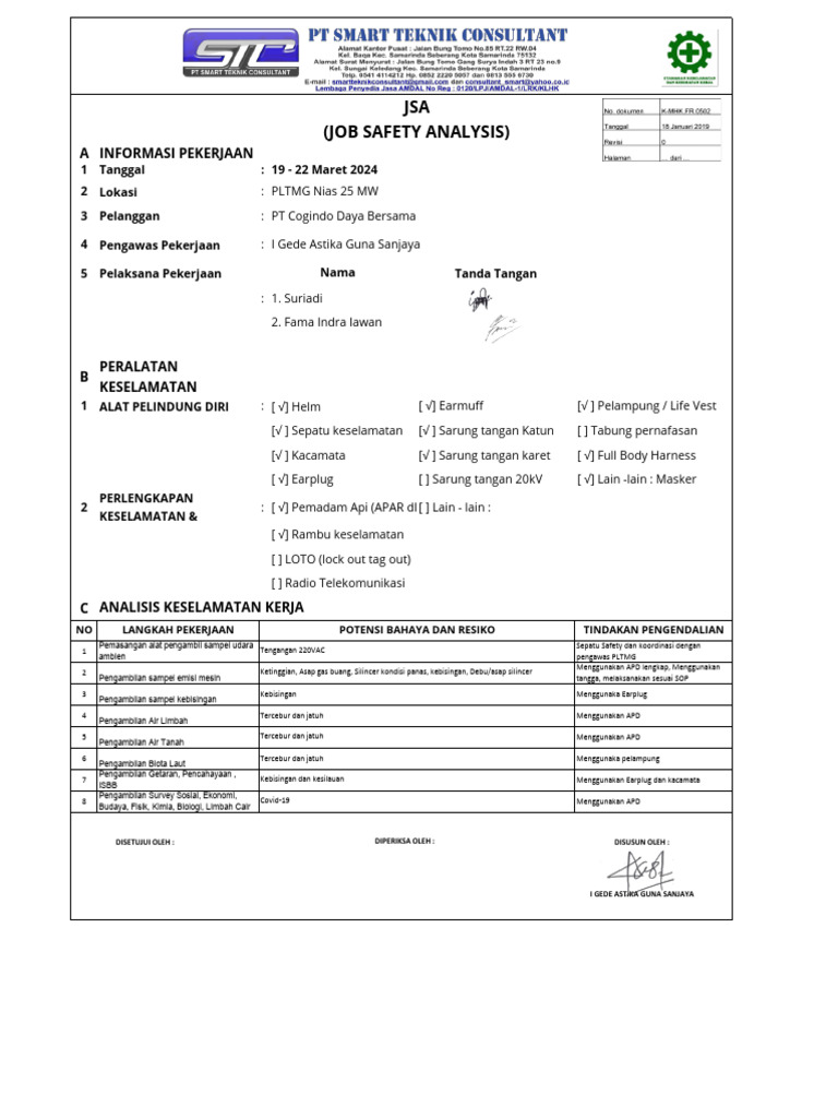 Jsa PLTMG Nias STC S1 2024 | PDF
