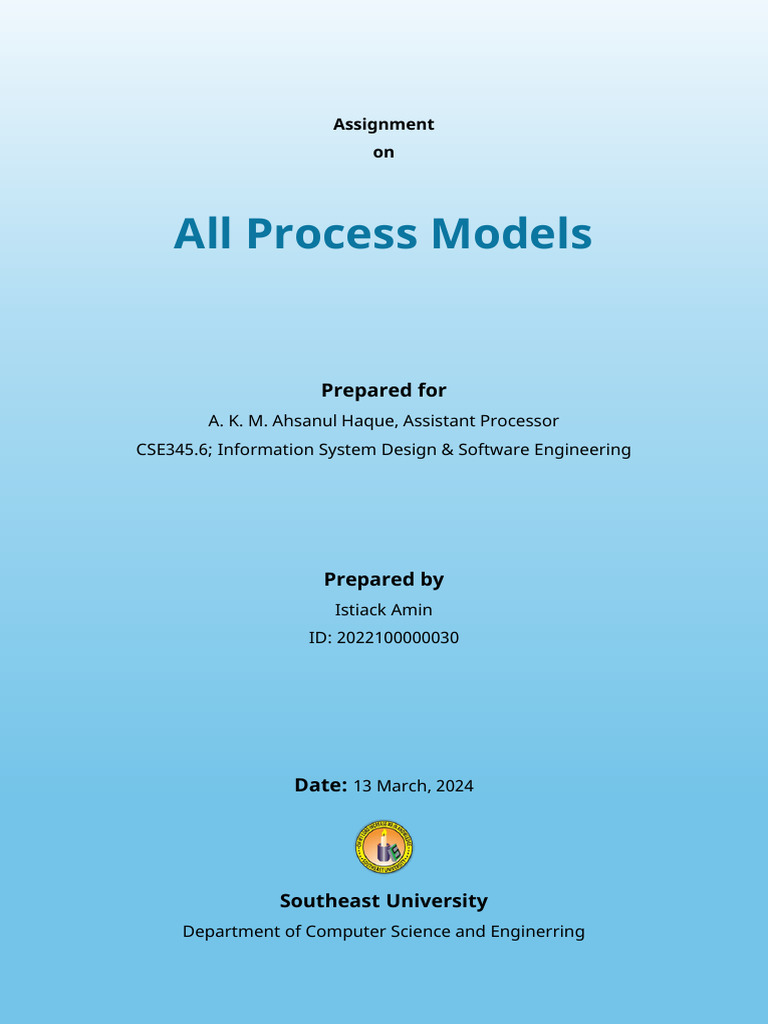 CSE345 rohan assignment | PDF | Software Development Process | Scrum (Software Development)