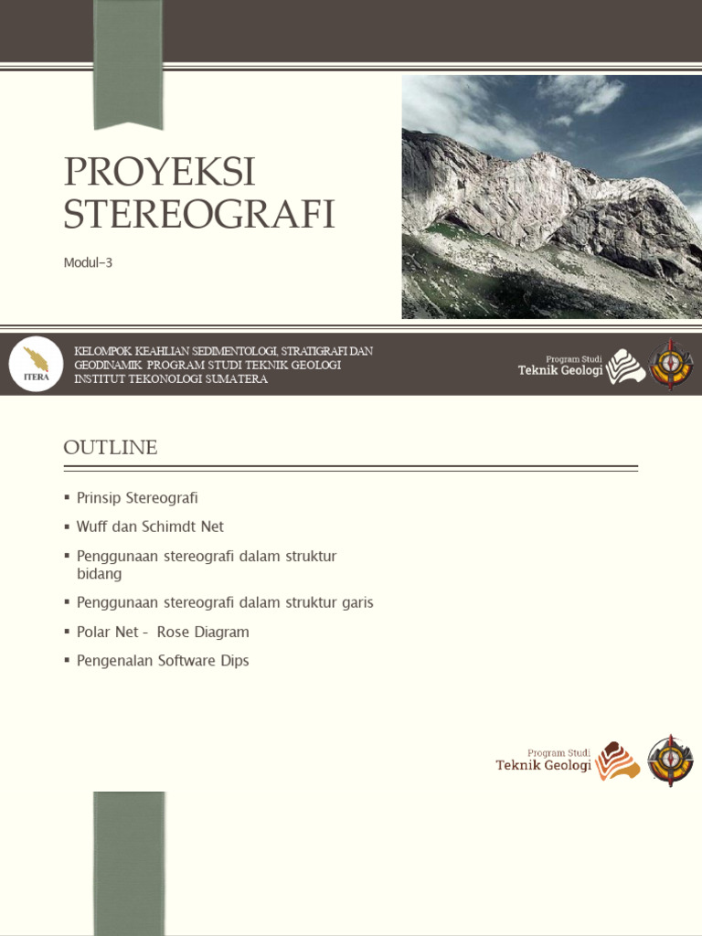 Modul-3 Proyeksi Stereografi | PDF