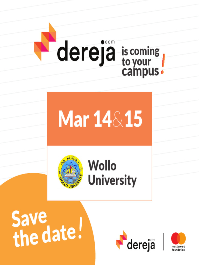 Dereja Campaign - Wollo University-1 | PDF