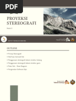 Pertemuan 11 Pengukuran Struktur Geologi Dan Stereografis | PDF