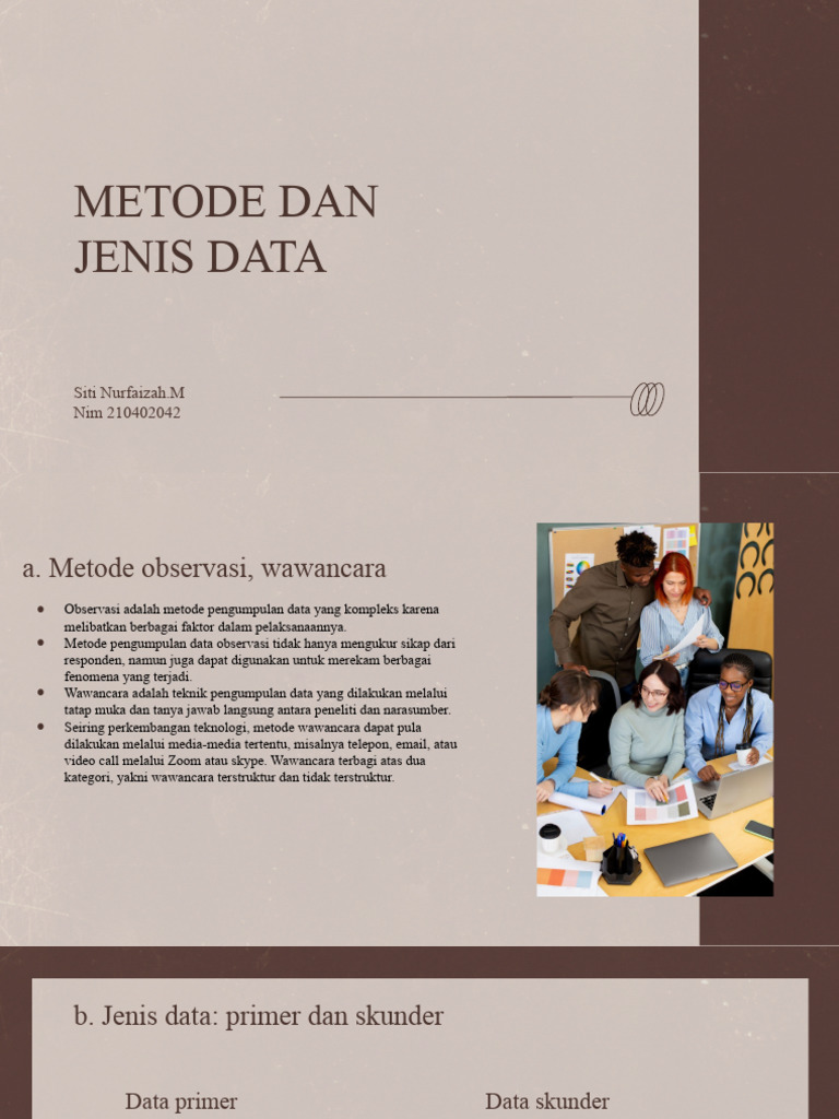Metode Dan Jenis Data Penelitian | PDF | Komputer