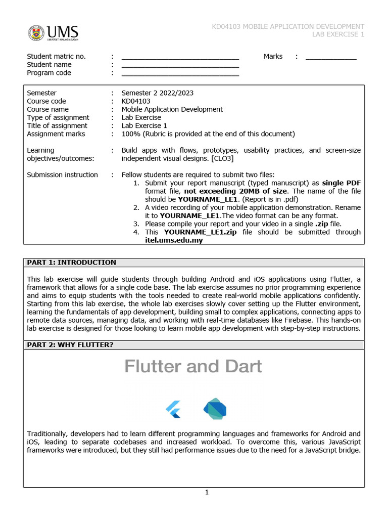 Guide On Downloading Flutter and Android Studio | Download Free PDF | Mobile App | Android ...