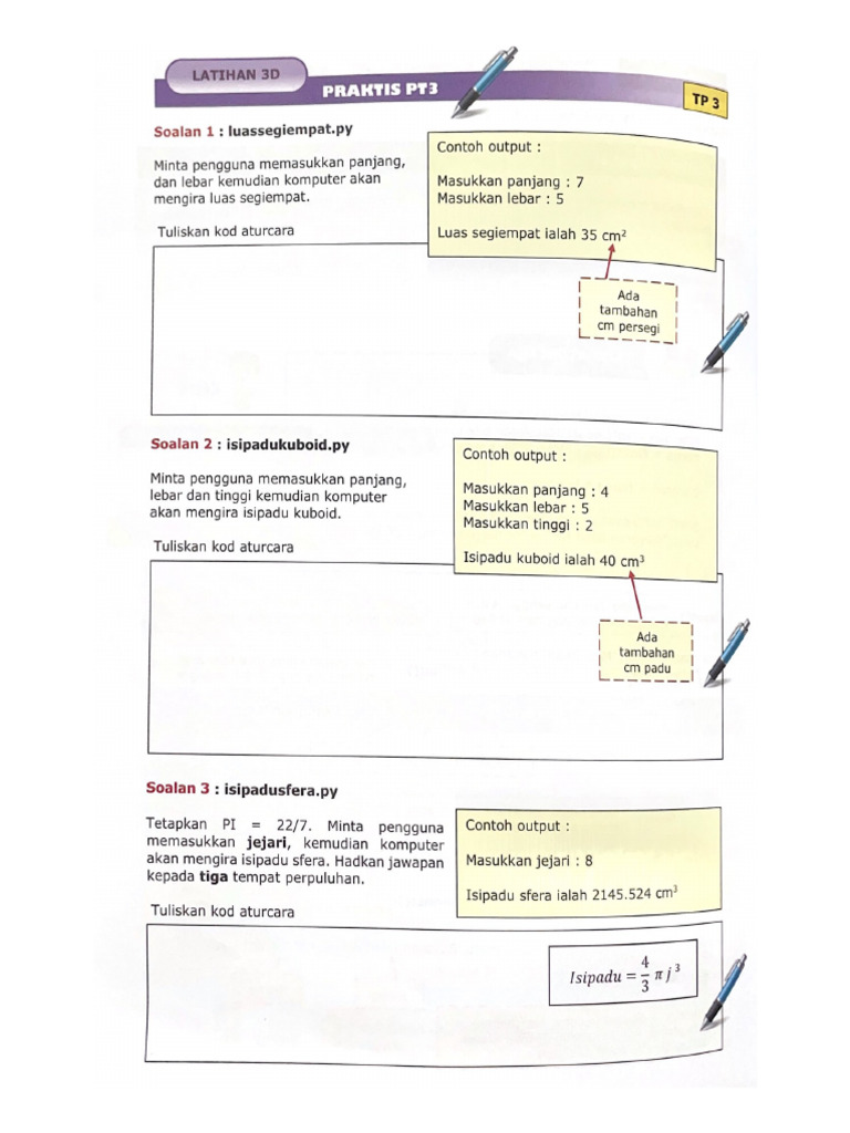 Latihan 3d Pdf