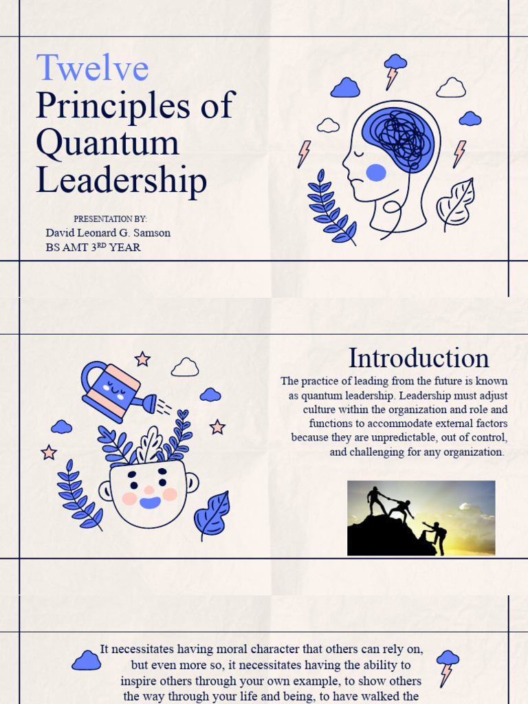 12 Principles of Quantum Leadership | PDF | Leadership | Psychology