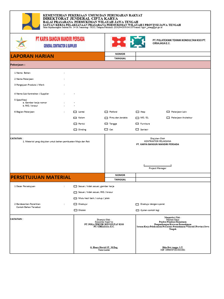 Contoh Approval Dan Request | PDF