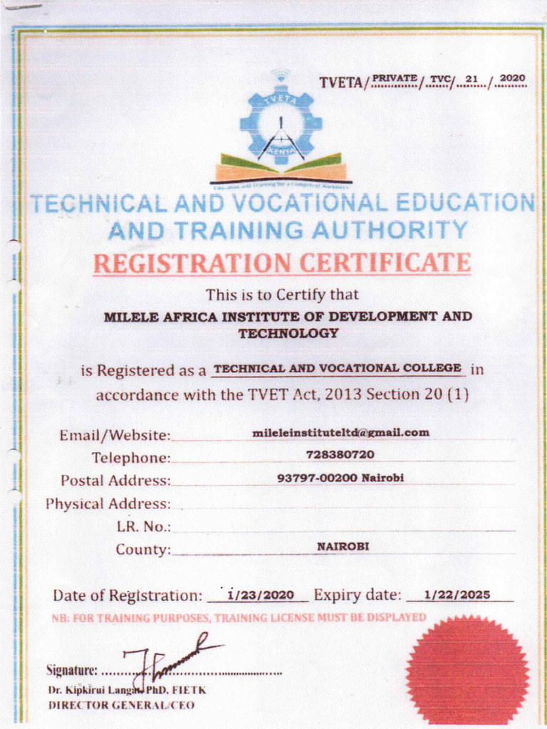 Registration Cert | PDF