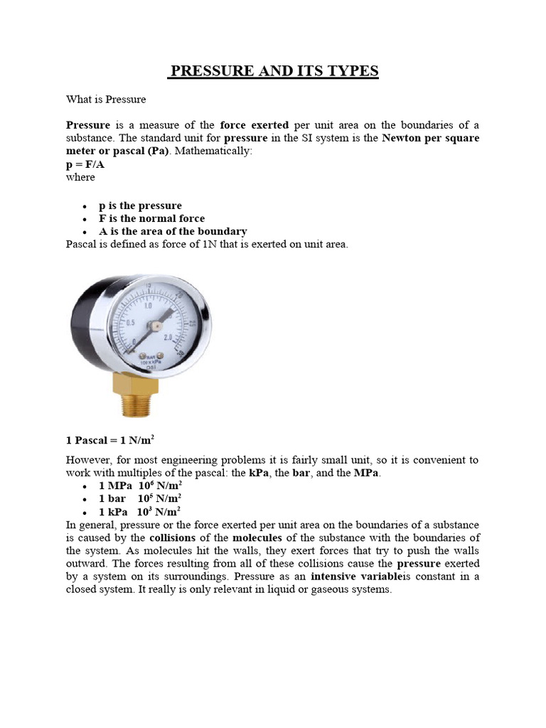 EContent 3 2024 03 19 12 18 18 VARIOUSTYPESOFPRESSUREdocx 2024 03 19 12 ...