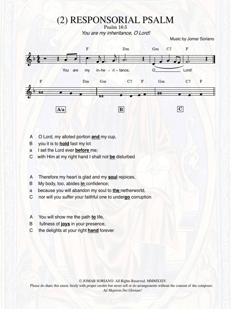 Psalm 2 - Easter Vigil | PDF