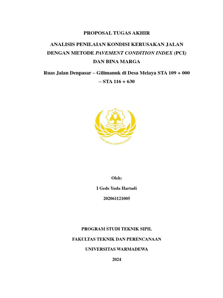 Proposal Tugas Akhir | PDF