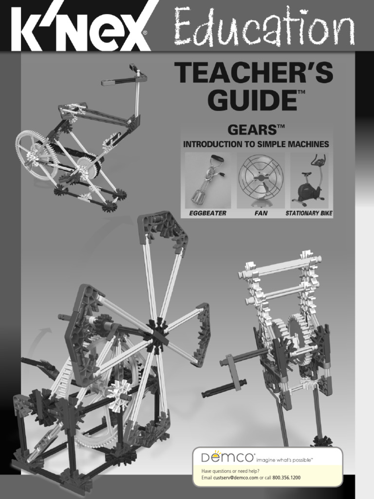 knex_gears_tguide | PDF | Gear | Mechanical Engineering