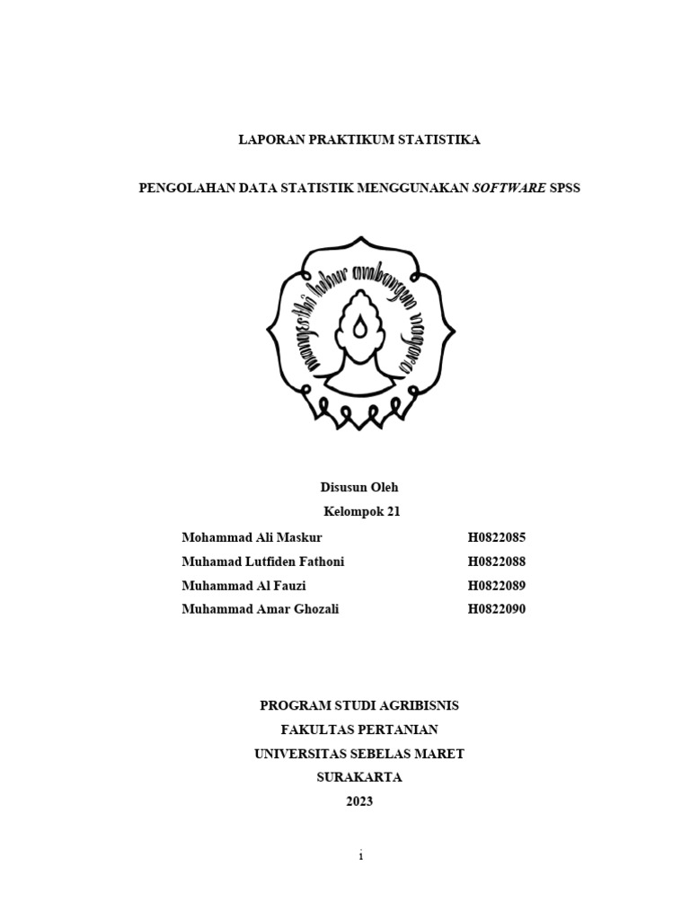 Laporan Praktikum Statistika | PDF
