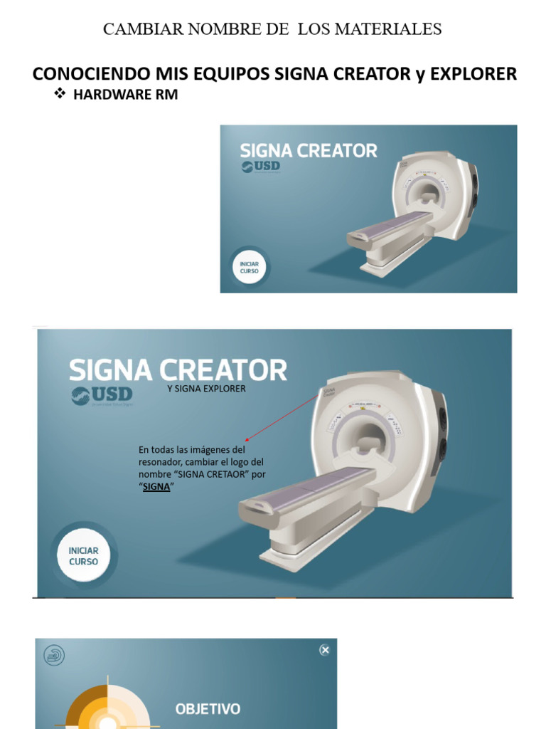 ACTUALIZACIONES CONOCIENDO MIS EQUIPOS SIGNA CREATOR y EXPLORER | PDF