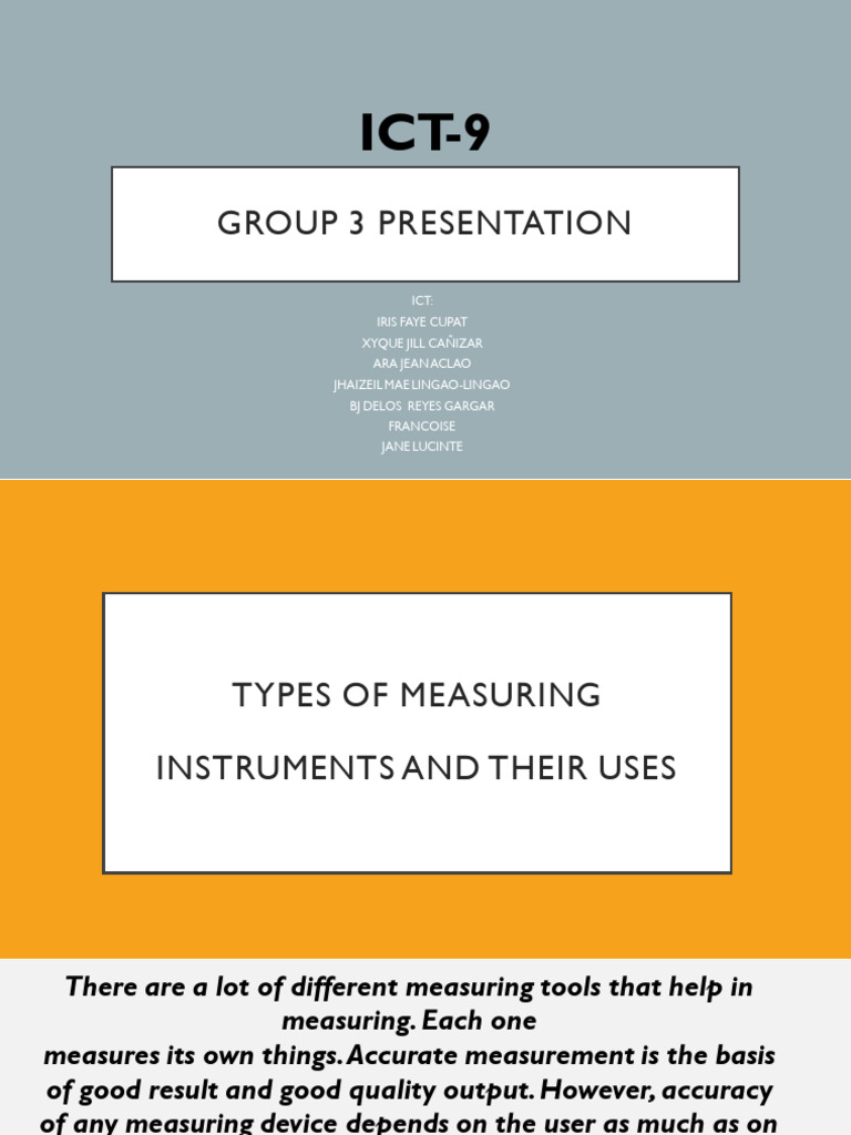 Types of Measuring Instruments Explained | PDF | Electrical Engineering ...
