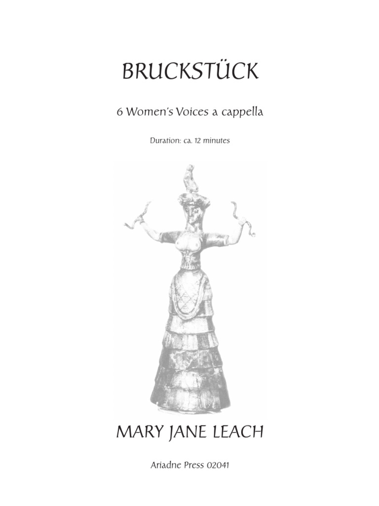 MARY JANE LEACH "Bruckstuck" | PDF