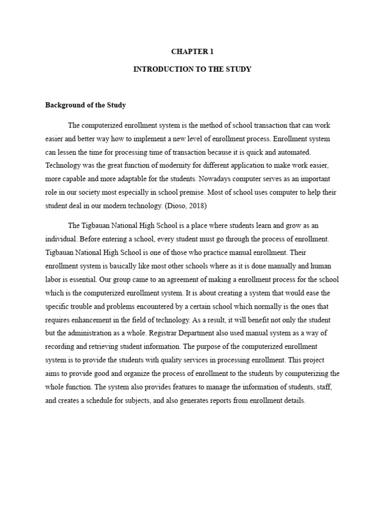 Computerized Enrollment System Overview | PDF | Information | Automation