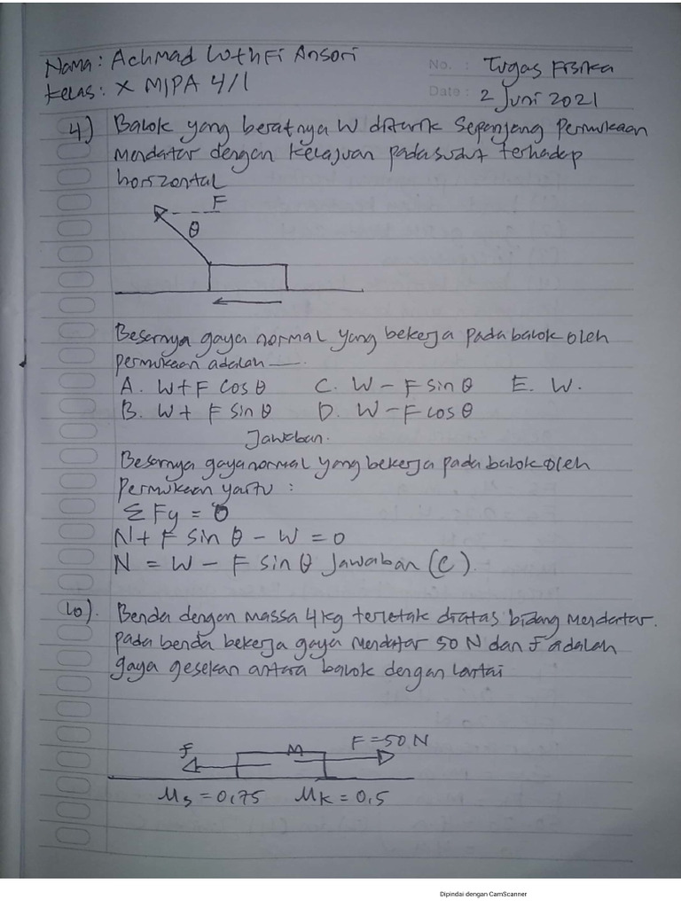 Ahmad Luthfi Ansori-X MIPA | PDF