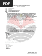 LATIHAN SOAL BUNGA TUNGGAL, Bunga Majemuk, Dan Anuitas | PDF