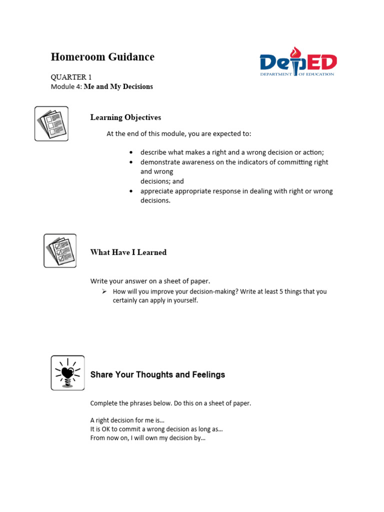 HG Q1 Module 4 | PDF