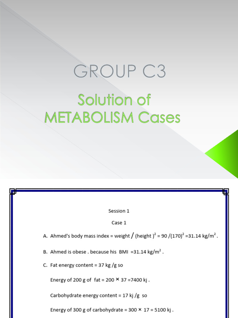 ـSolution of Metabolism cases⁩ | PDF | Adrenal Gland | Cholesterol