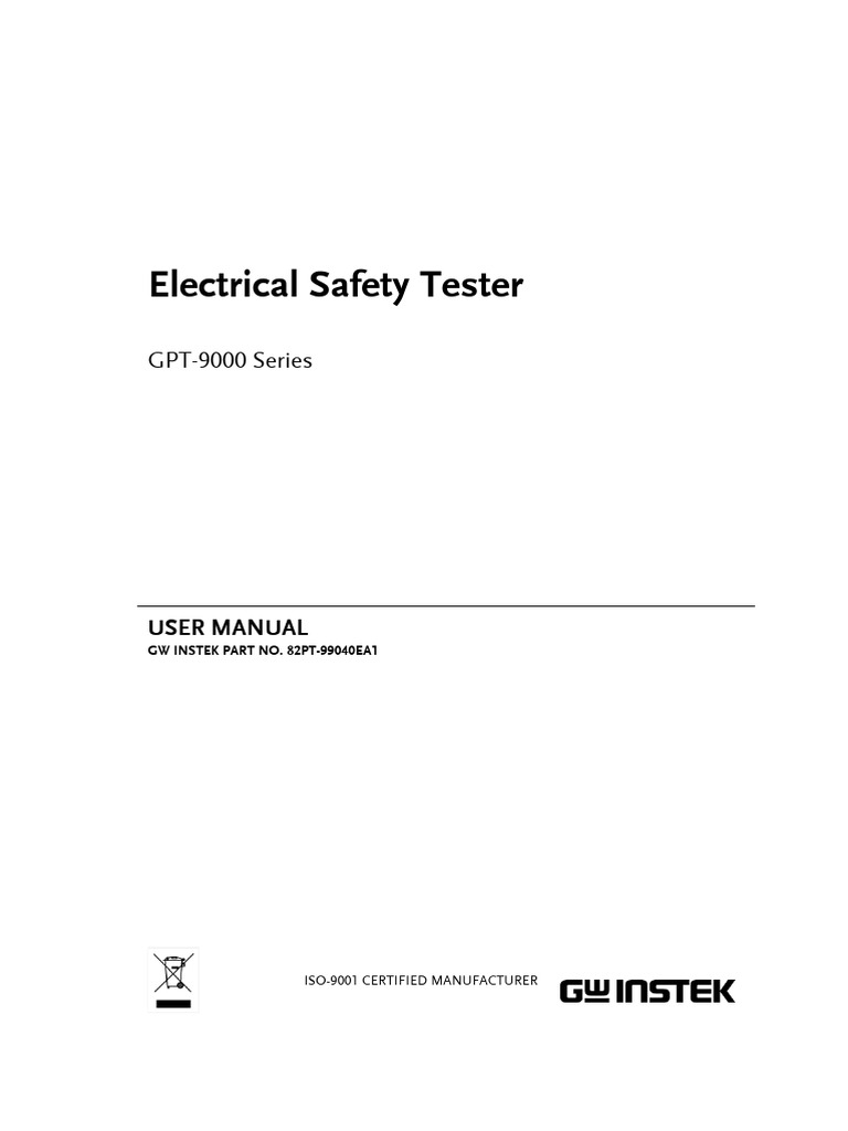 GPT 9800 M | PDF | Electrical Engineering | Electricity