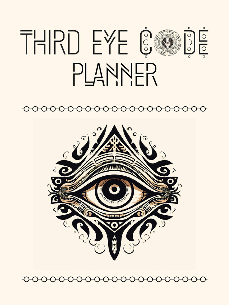 Third Eye Code 2024 Planner | PDF | Lunch | Meal