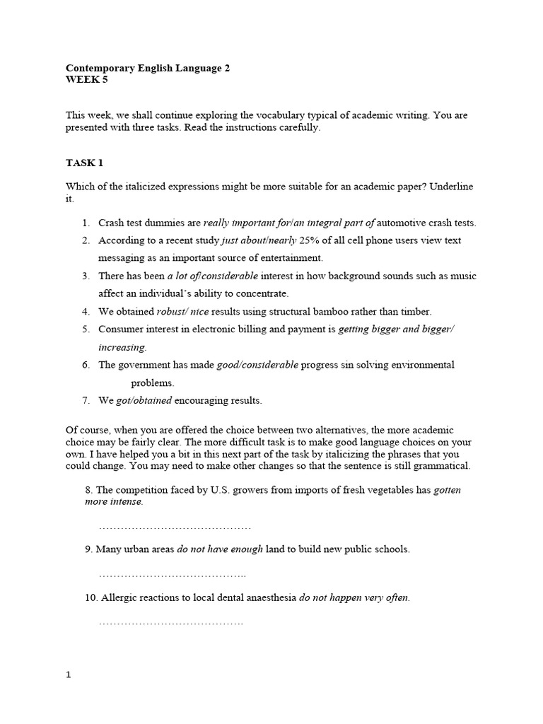 CEL 2, WEEK 5, Resource Material | PDF | Adverb | Verb