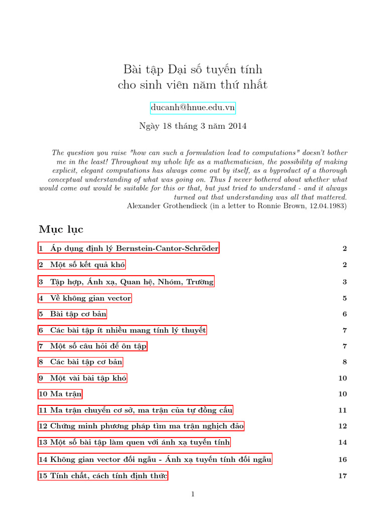 Bai Tap DSTT Nam 1 | PDF