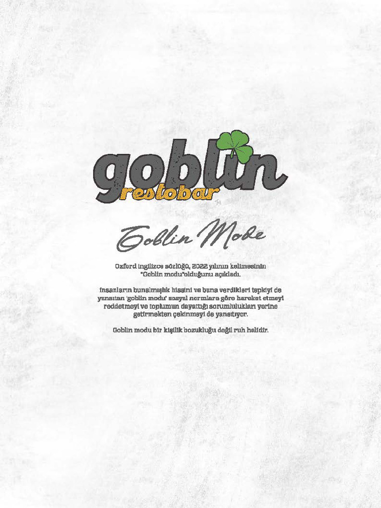 Goblin | PDF