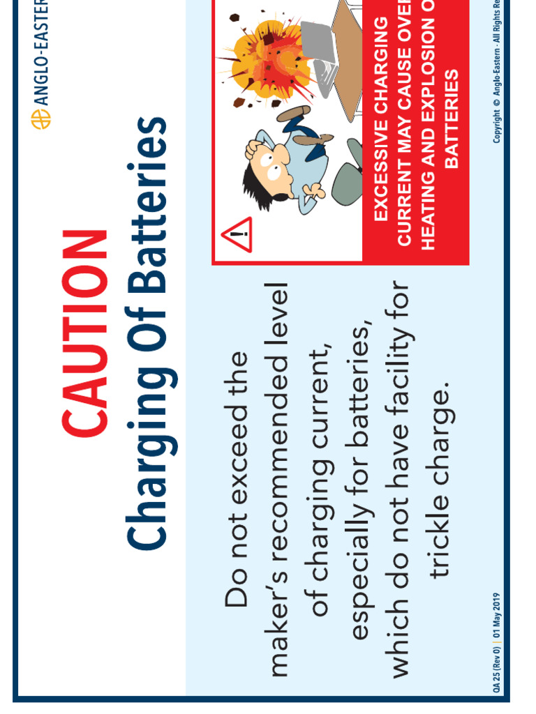 Battery Charging Precautions | PDF
