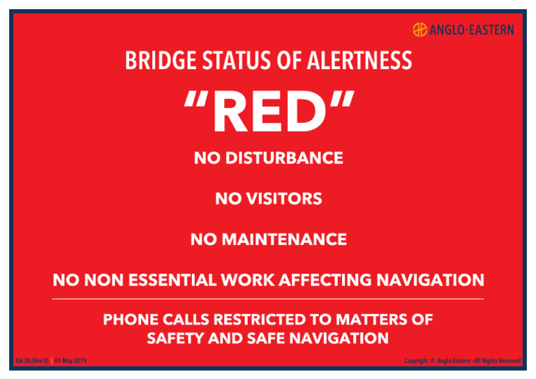 Bridge Red Alert Status | PDF
