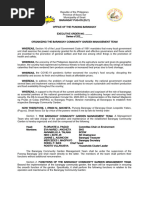 Executive Order No. 003 Creating BNC | PDF