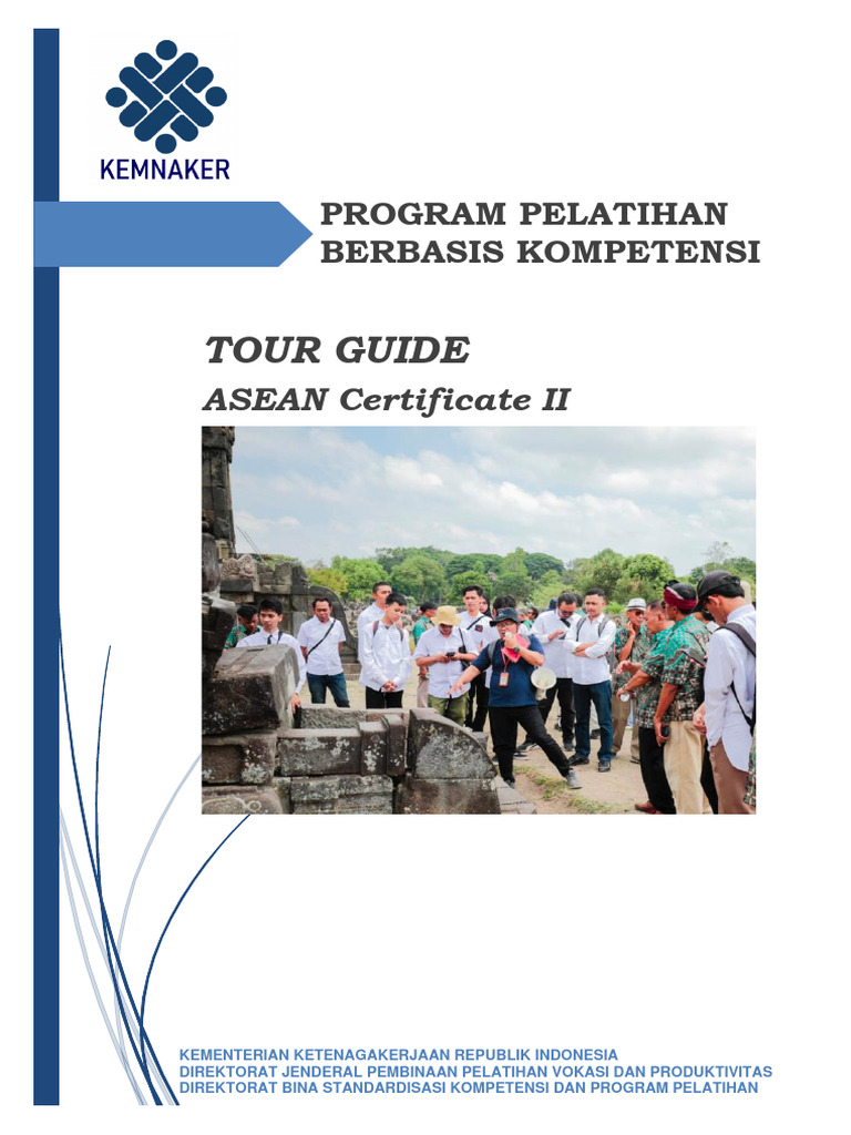 Tour Guide: Program Pelatihan Berbasis Kompetensi | PDF
