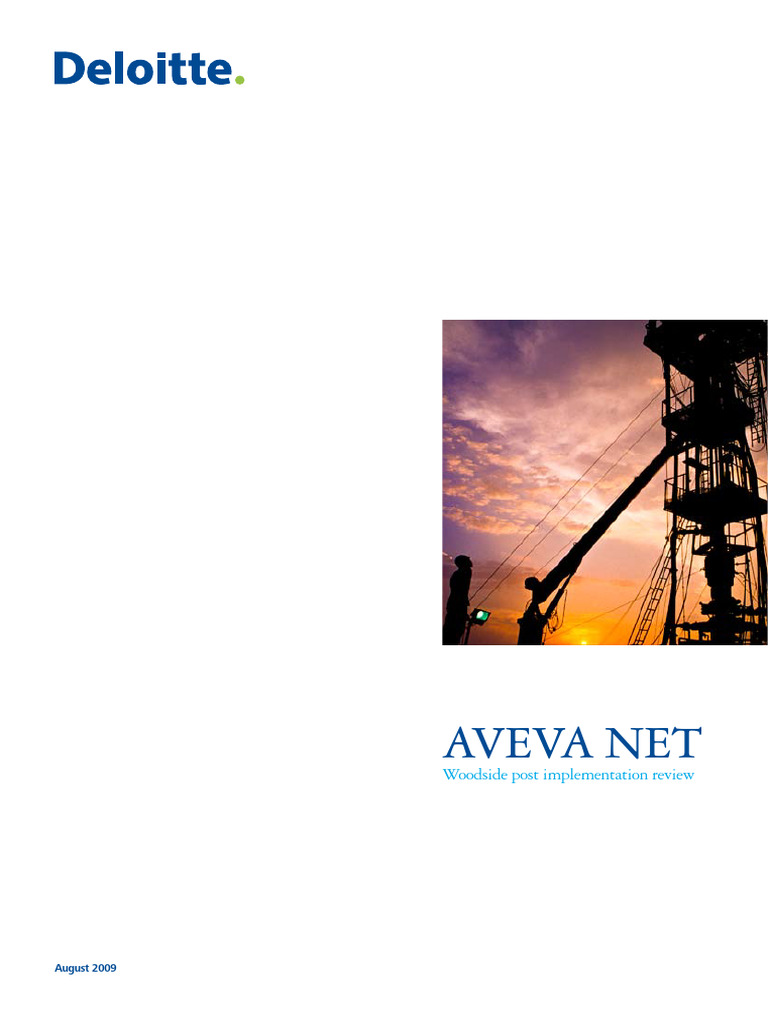 Appendix 13-Woodside Post AVEVA NET Implementation Review by Deloitte | PDF | Internal Rate Of ...