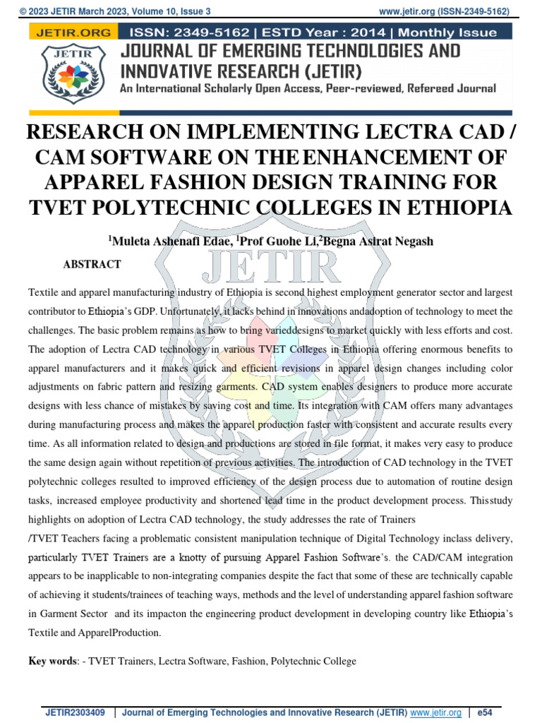 Research On Implementing Lectra Cad | PDF | Computer Aided Design ...