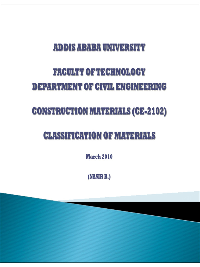 CLASSIFICATION OF MATERIALS (Color) | PDF | Chemical Bond | Crystal ...