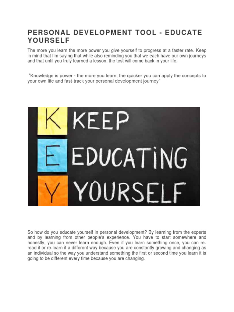 2.educate Yourself | PDF
