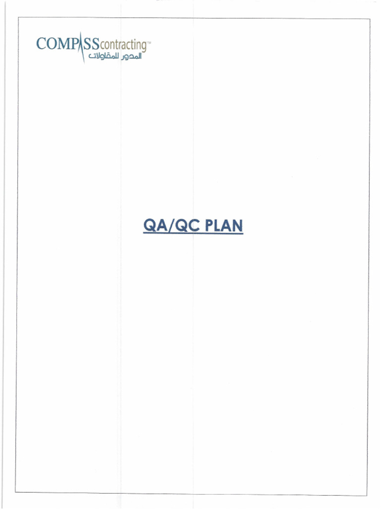 5 - Qa-Qc Plan | PDF