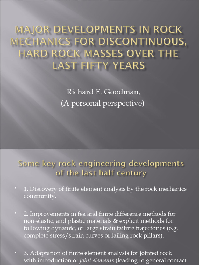 Major Developments 50 Years RG | PDF