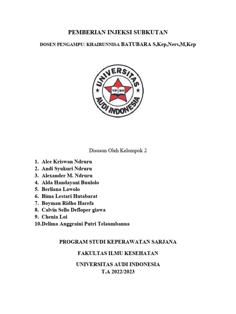 Injeksi Subkutan Baru RILIS | PDF