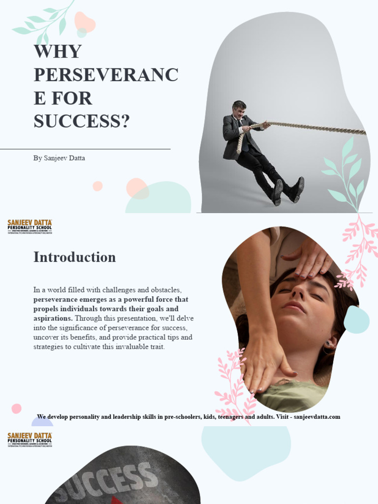 Why Perseverance for Success? | PDF | Psychological Resilience | Mindset