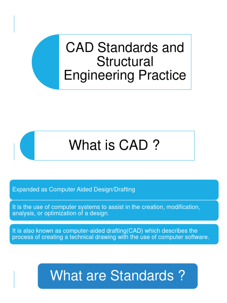 CAD Standards | PDF | Computer Aided Design | Standardization CAD Standards | PDF | Computer Aided Design | Standardization