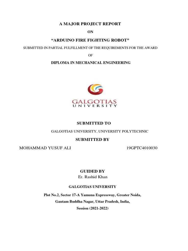 Arduino Fire Fighting Robot | PDF | Electrical Engineering | Computer Engineering