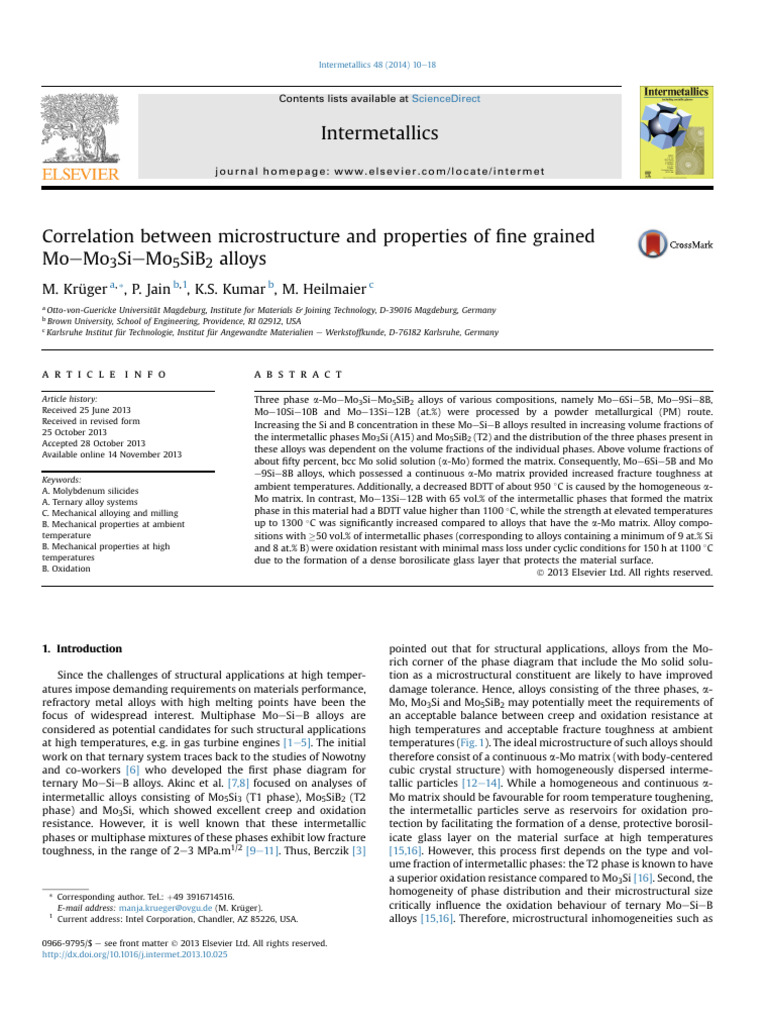 Correlation Between Microstructure and Properties of Fine Grained | PDF | Fracture | Deformation ...