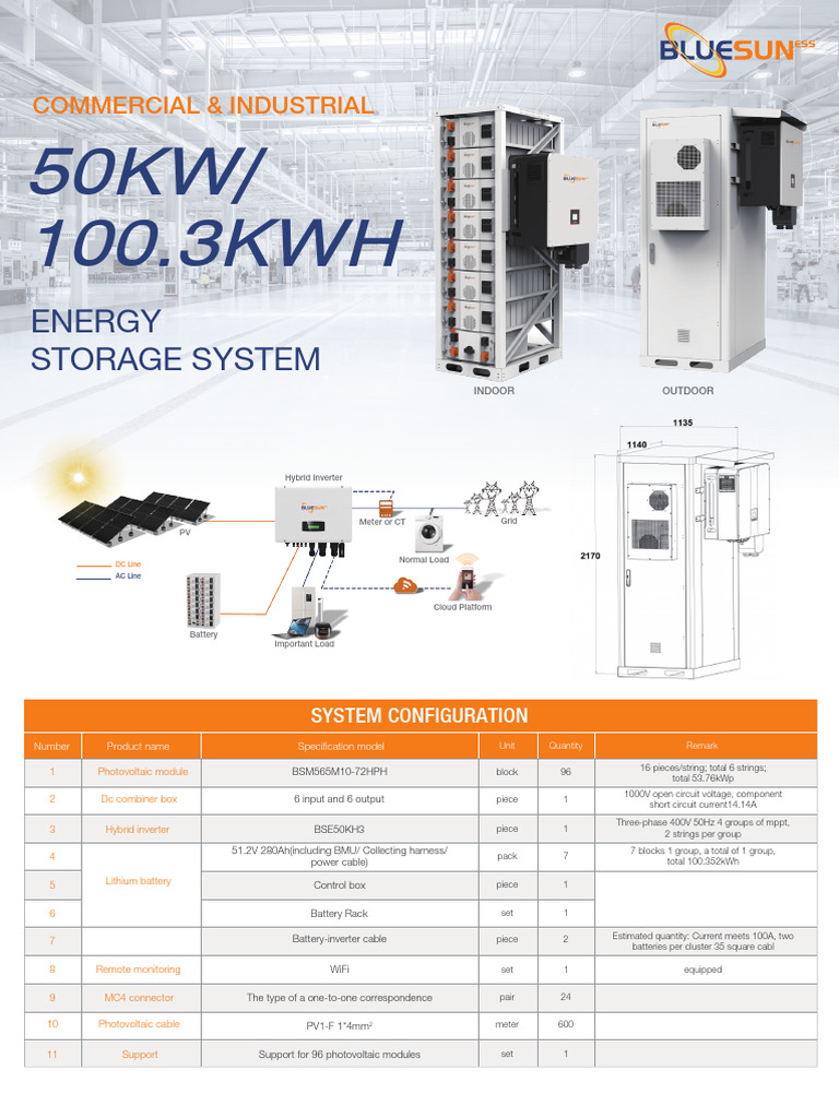 BSE50KH3-100KWH - v2401 - Rev 01 - EN | PDF | Photovoltaic System ...