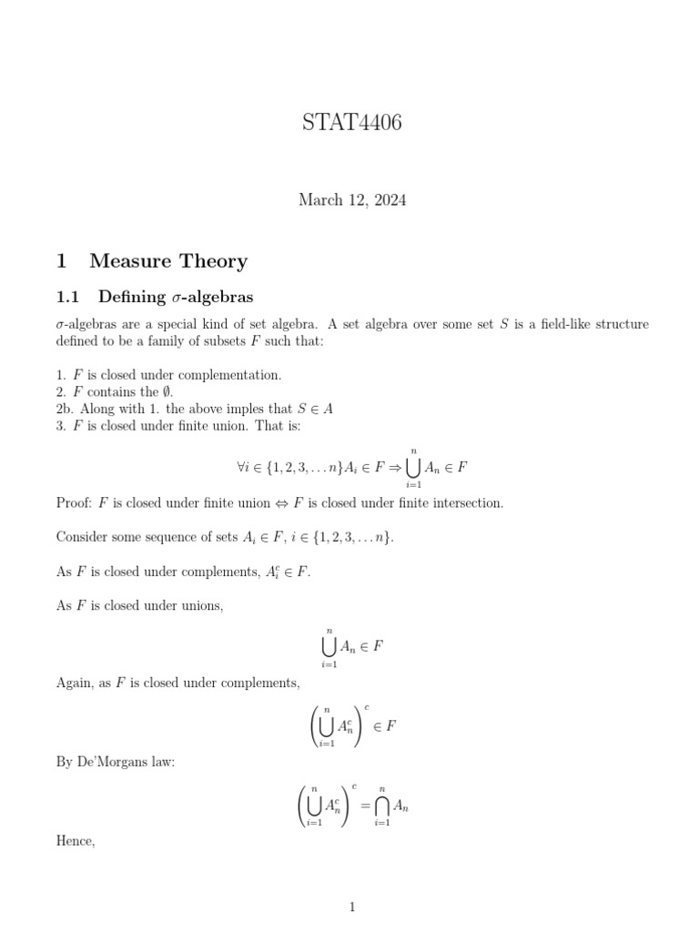 Notes Pdf Measure Mathematics Function Mathematics 8676
