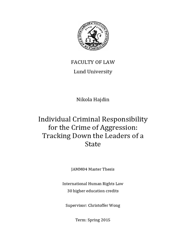 Final Draft | PDF | International Criminal Court | International ...