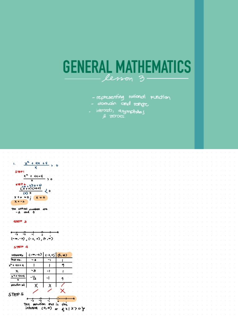 Rational Function Pdf