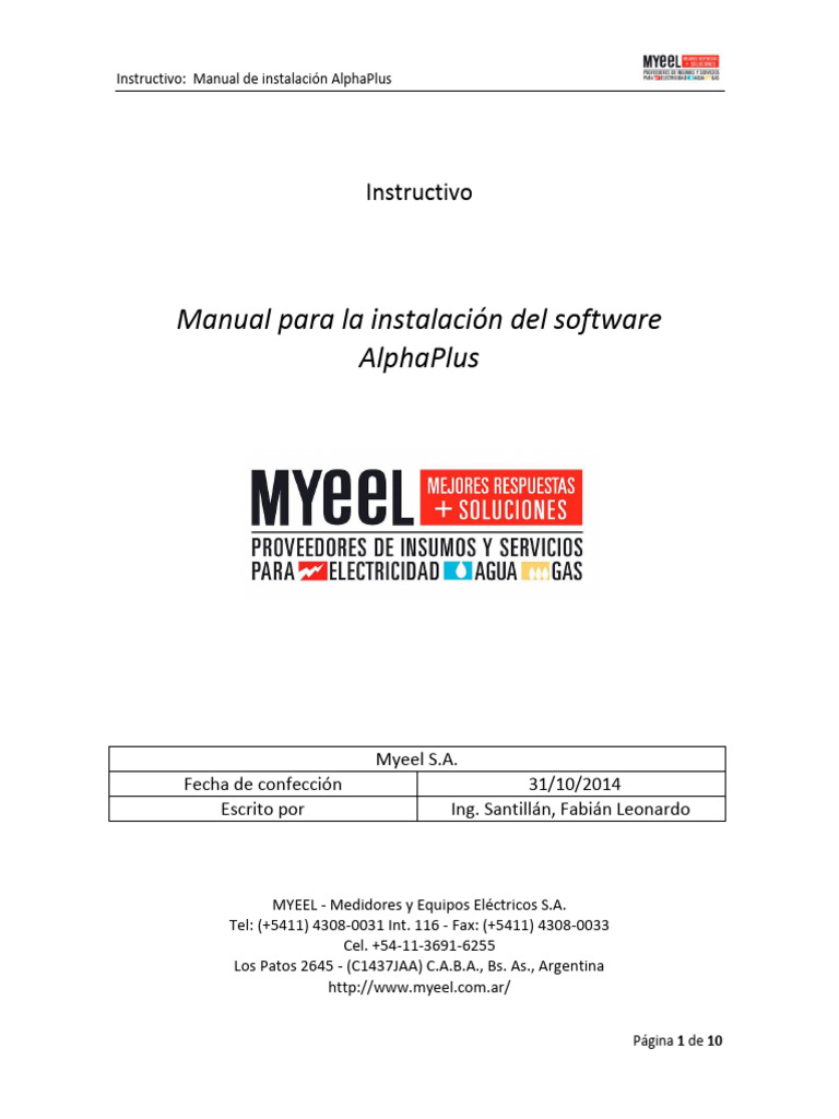 Instructivo - Instalación AlphaPlus | PDF | Archivo de computadora | Software