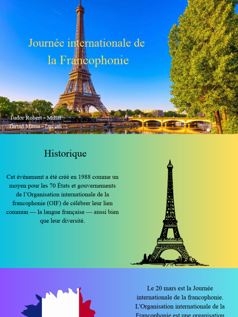 Journée de La Francophonie | PDF